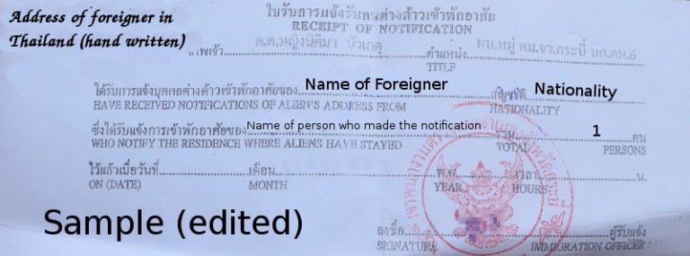 Thai Residence Certificate - Living in Thailand